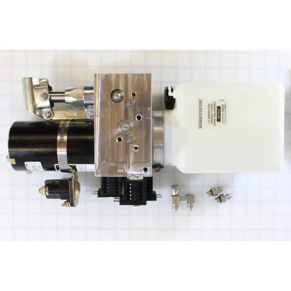 34330-12V PUMP w/FITTINGS & MOTOR ASSEMBLY - BR300022