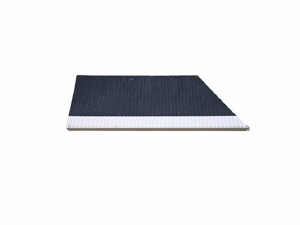 STEP TREAD, BLACK/WHITE RIBBED RUBBER, NON-METAL BACK, - STEP39841954001