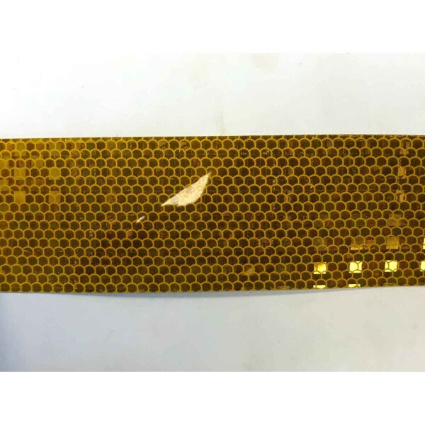 2" YELLOW TAPE, HONEYCOMB HI-INTENSITY (PER LF) - TAPE2YHC-LF