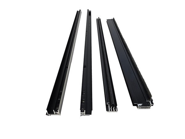 WINDOW FRAME RH P/O VERT C2 BLACK, INTERIOR - THSP67004